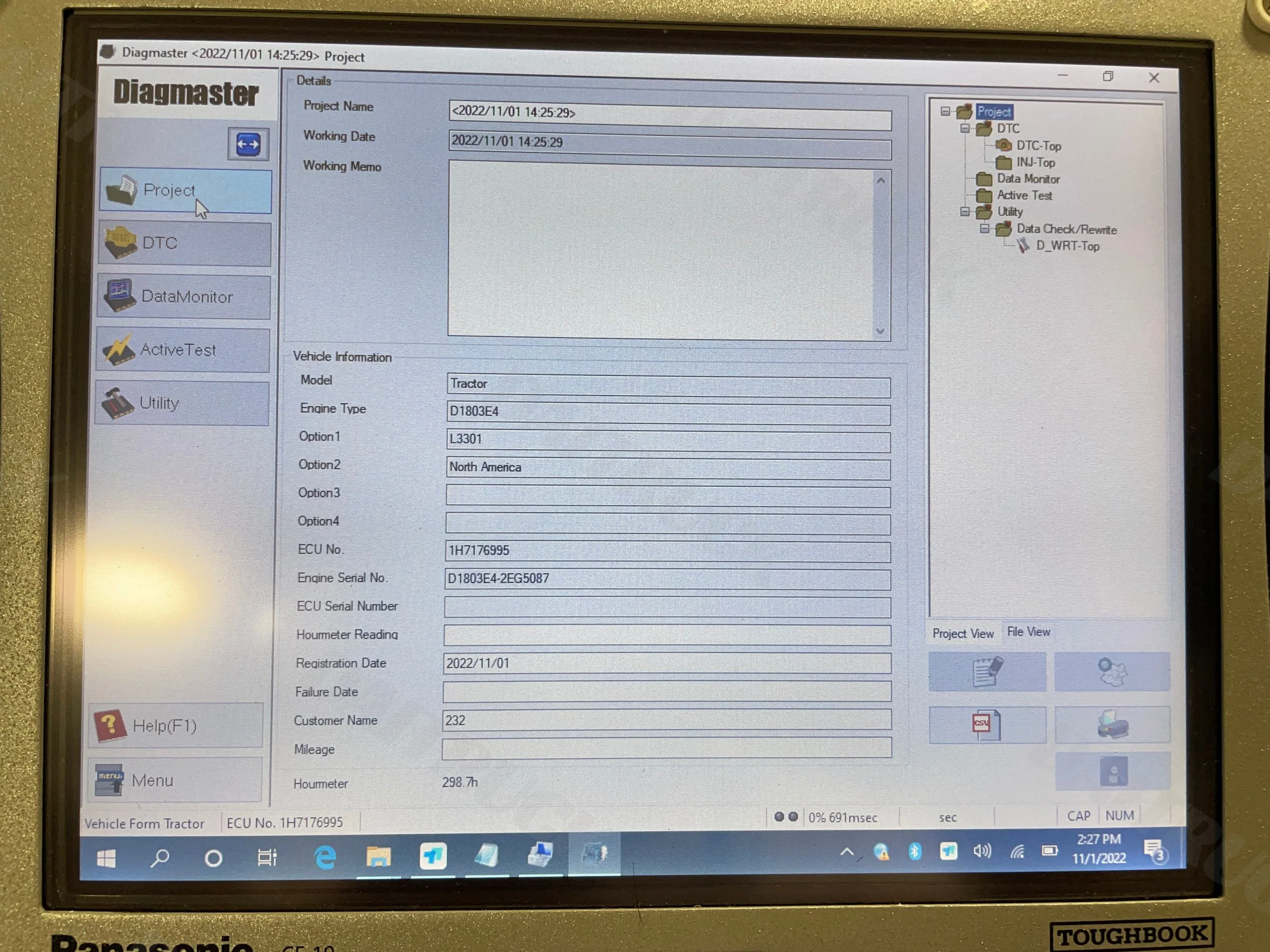 Kubota Diagmaster - Reliable Diagnostic Kit for Diesel Engines