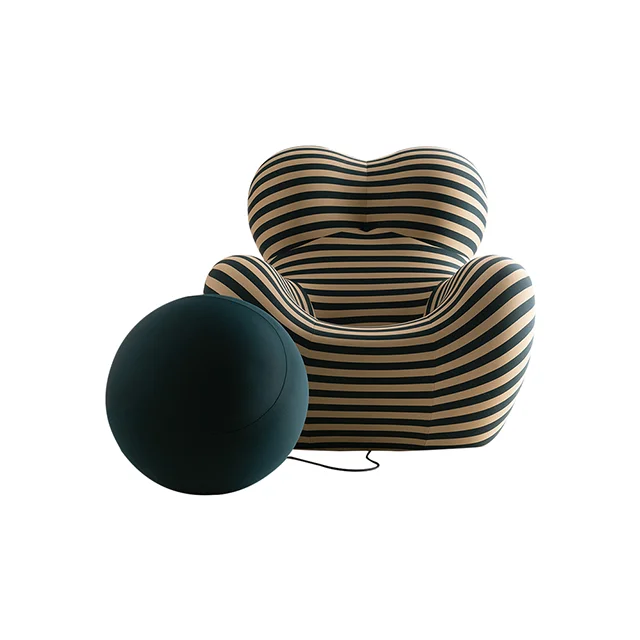 Italian Design Mold Foam Structure Lounge Chair Comfy Living Room ...