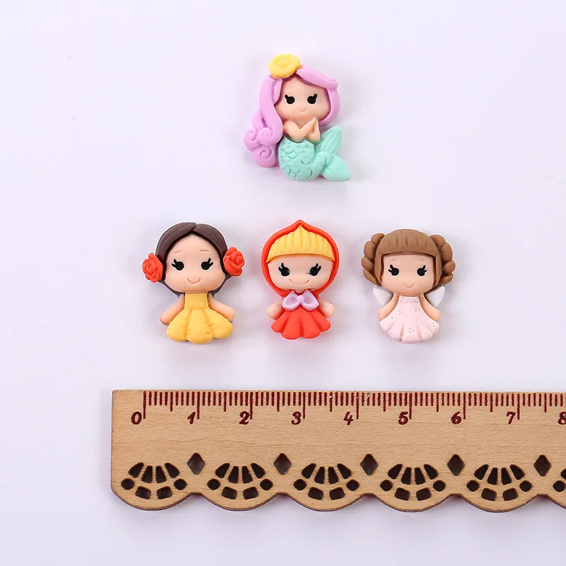 Cartoon Princess Character Resins Flatback Resin Cabochon Fit Phone ...