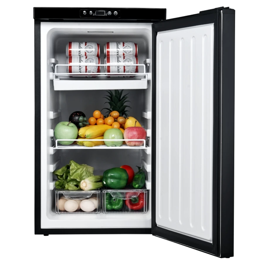 80L rv refrigerator 12v compressor boat refrigerator portable fridge ...
