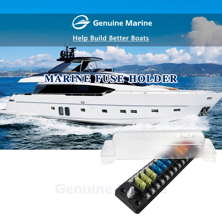 genuine goods marine waterproof DC fuse box marine ship parts 24pes ...