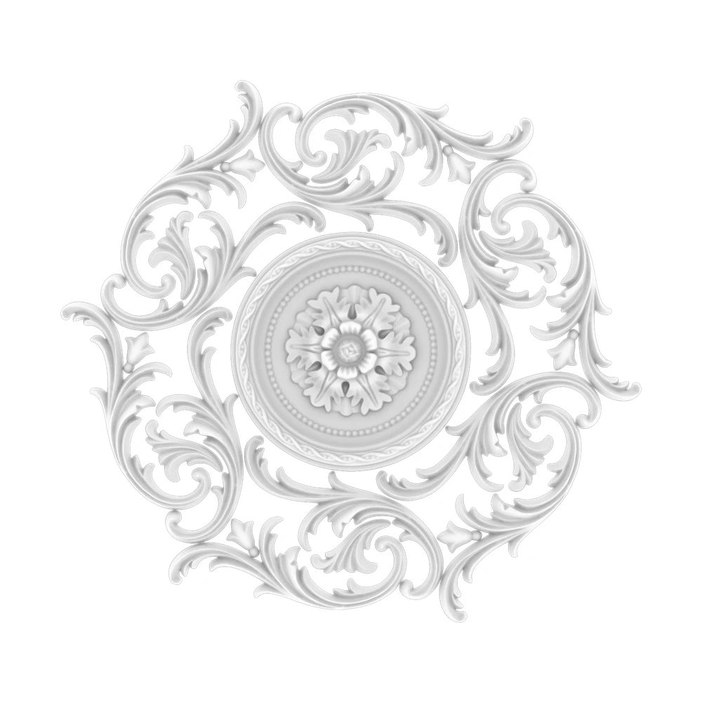 Pu Decorative Ceiling Medallion for Light Fixtures Ceiling Medallion ...