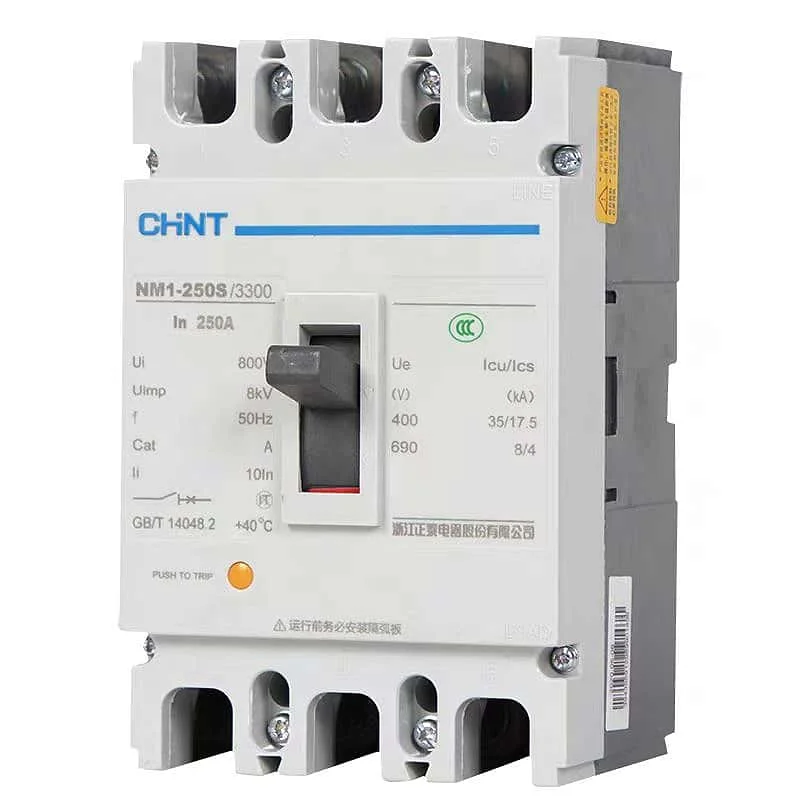 Chint MCCB English Version NM1-63S/3300 63A transparent G air Switch ...