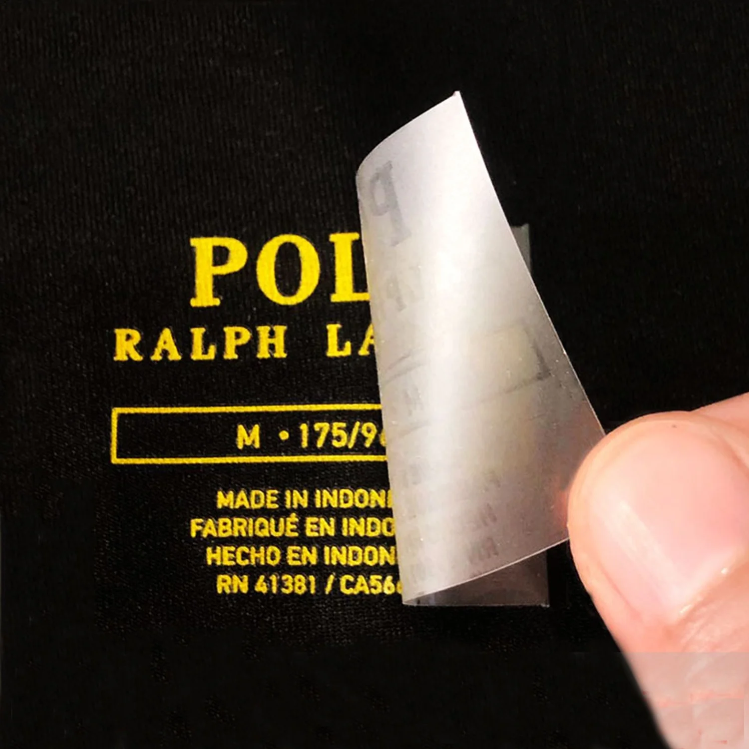 Custom Heat Transfer Garment Washing Labels for T-shirts