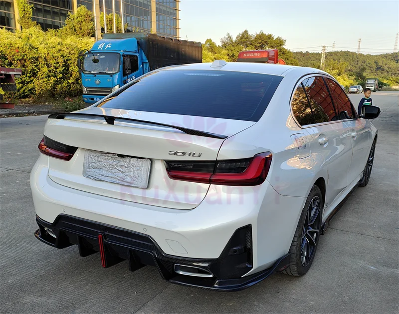 BMW 3 Series 320i G20 G28 Carbon Fiber Rear Diffuser Kit