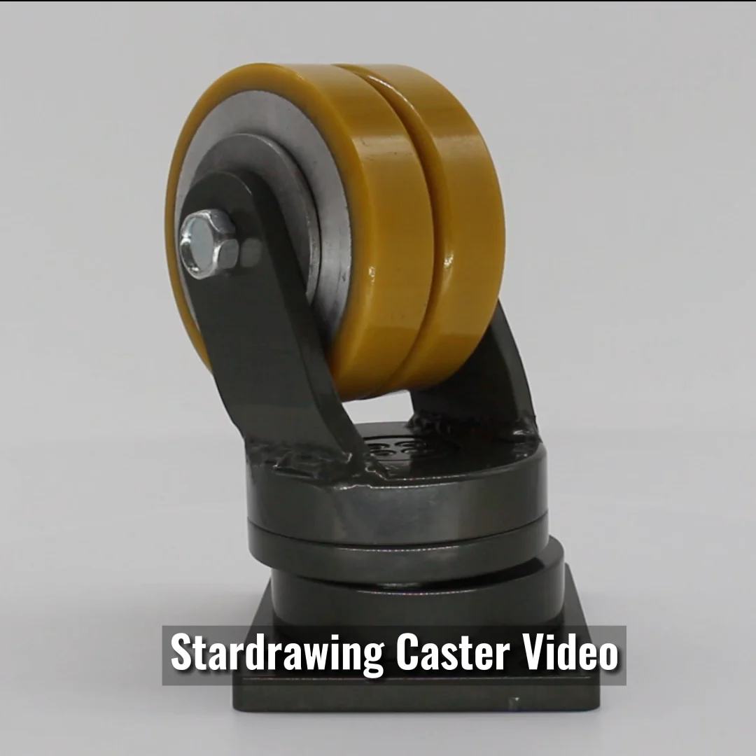 Ss Dual Agv Caster Wheels Crankshaft Mechanism Sensitive Small Swivel ...