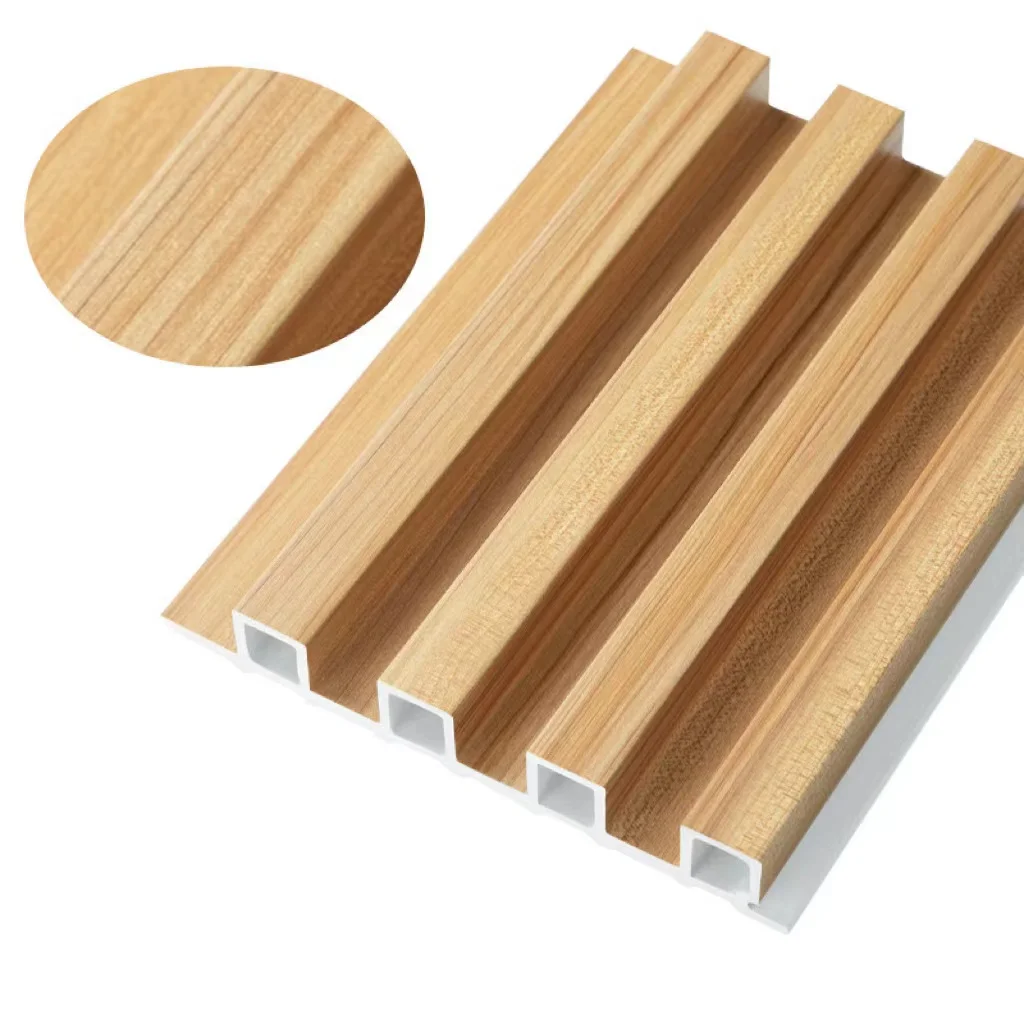 Eco-friendly Wpc Fluted Wall Panel Pvc Cladding Ceiling Panel Wall ...