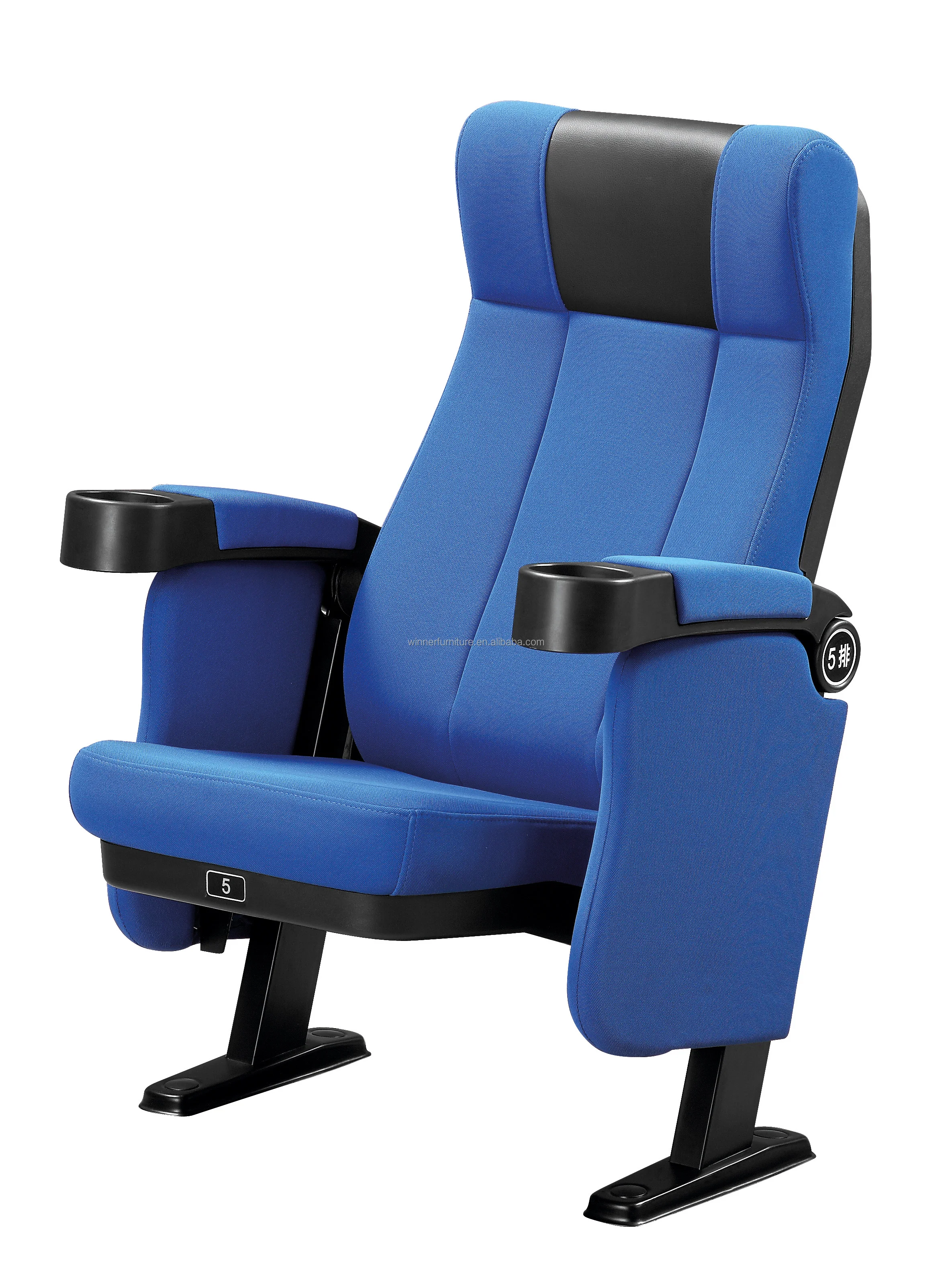 Folding Cinema Chairs with Cup Holders - Perfect for Theaters