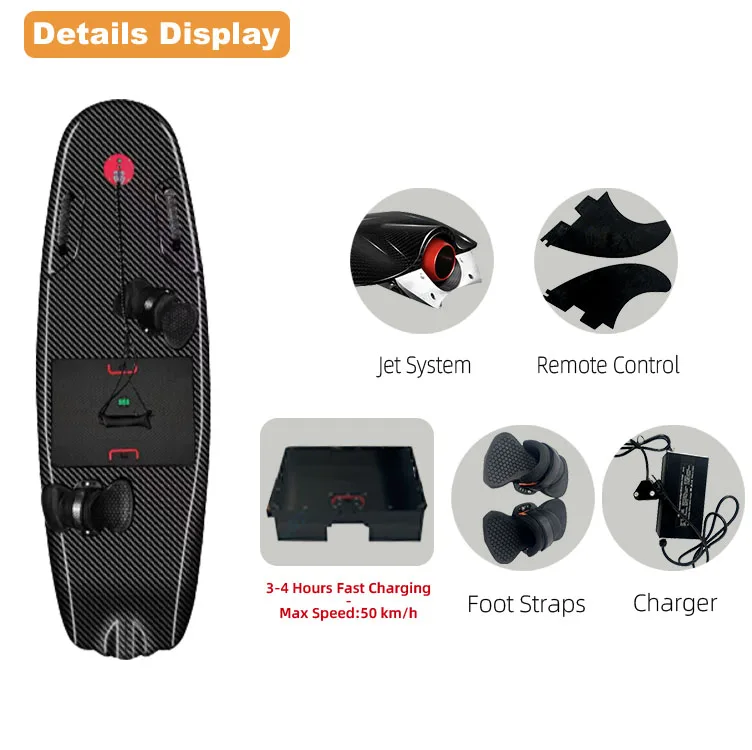 Customize Water Sports Equipment 50a Electric Surf Jet Board Powered ...