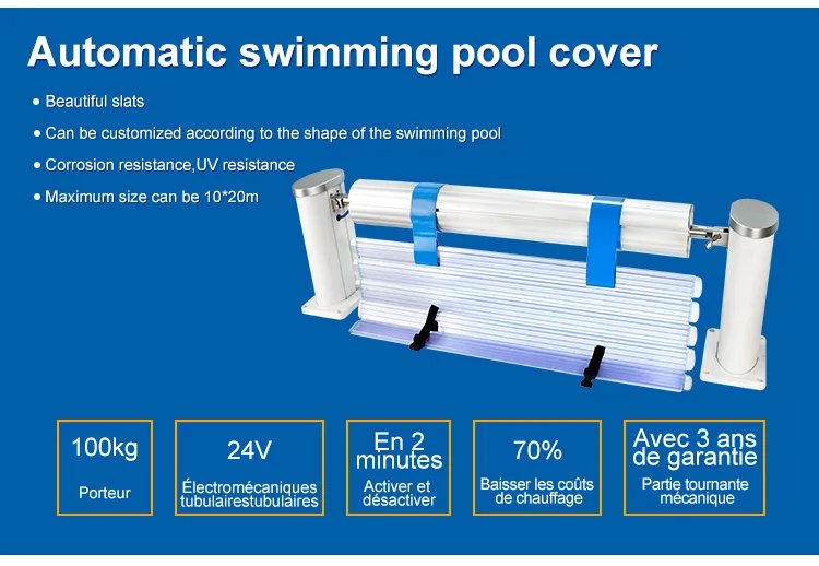 Automatic Remote Control Hard Cover for Swimming Pools