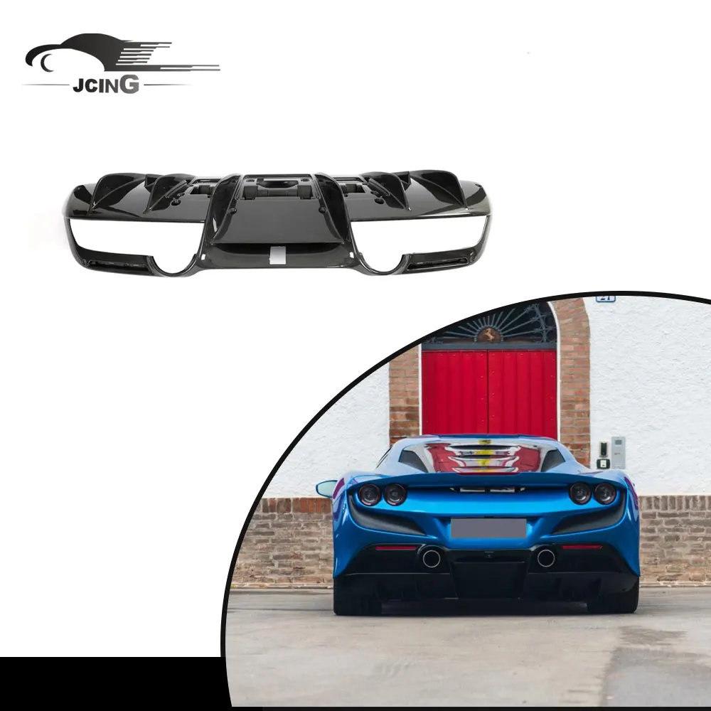 Factory OEM Dry Carbon Rear Diffuser for Ferrari F8 Spider 2020-2022 ...