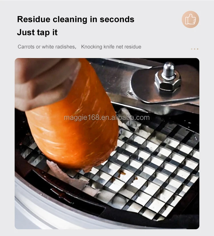 10MM High Uniform Grid Blade Size Optional Vegetable Slicer