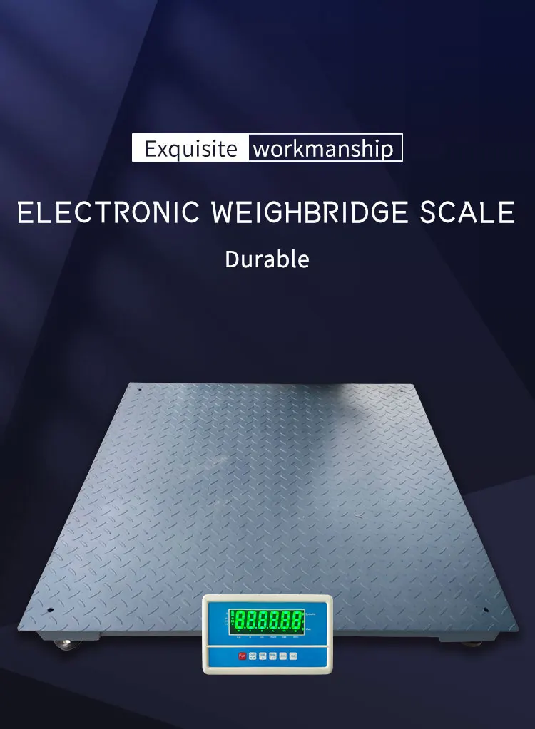 Professional Factory Carbon Steel 2x2m Floor Weighbridge Platform Scale ...