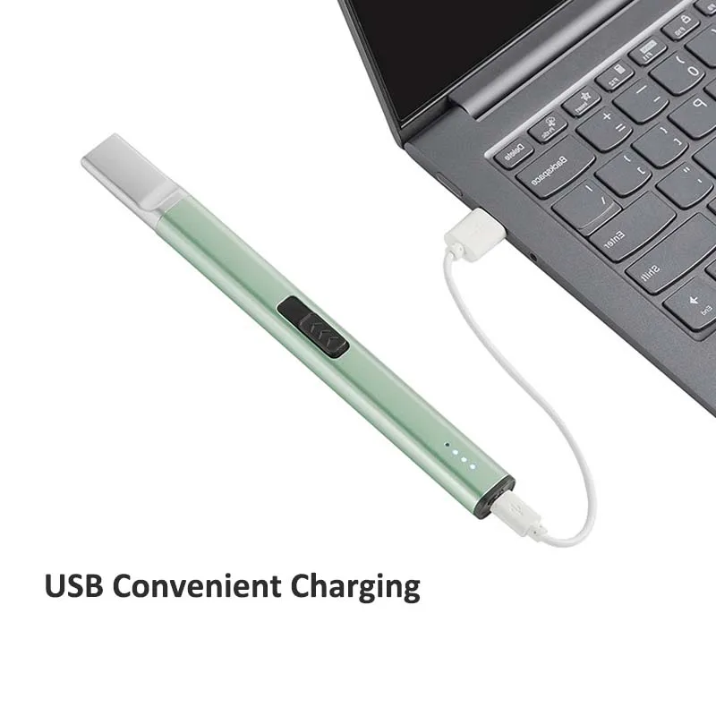 2022 Hot Sale Encendedor Electronic Usb Green Electronic Cigarette Usb ...