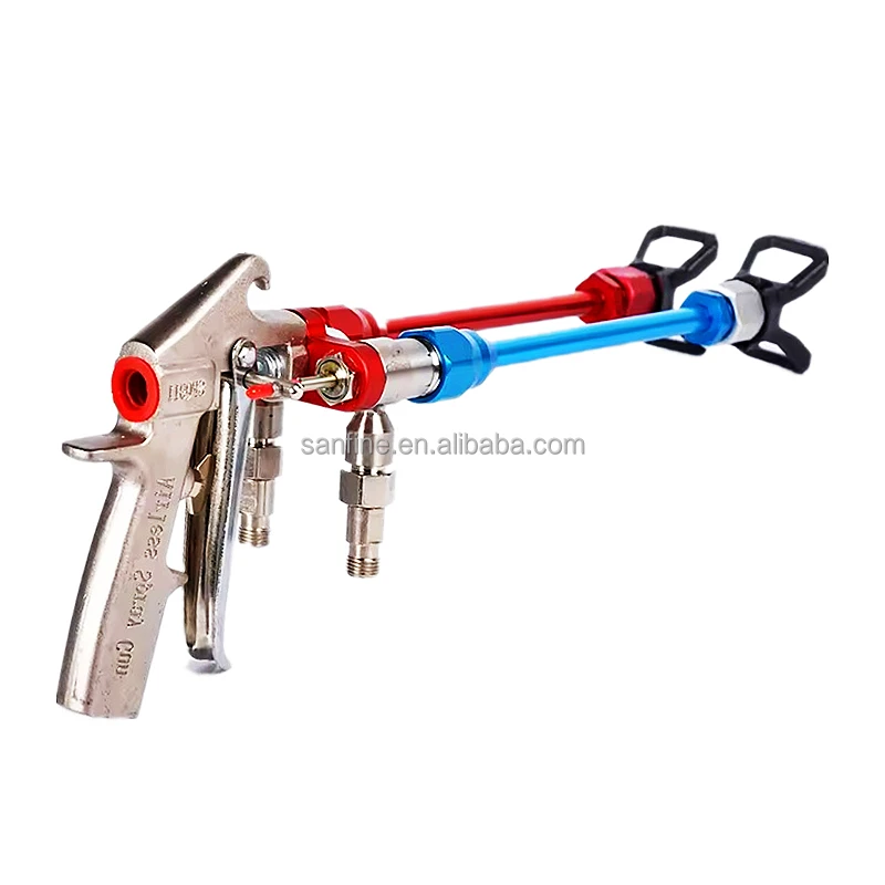 Two Component Airless Internal Mixing Spray Gun And External Mixed ...
