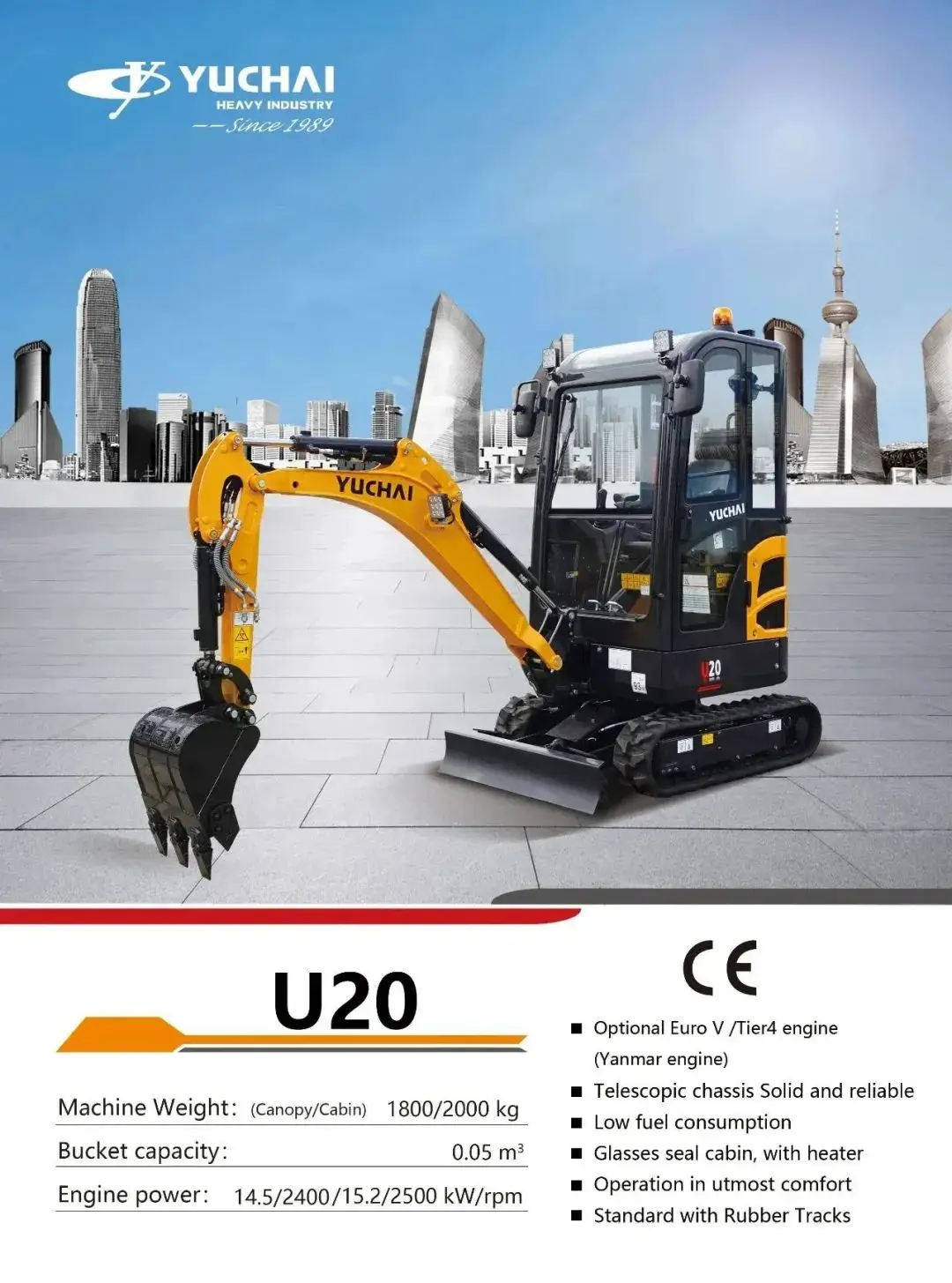 Small Bagger Crawler Excavators Digger Mini Excavator 1 Ton 1.2 Ton ...