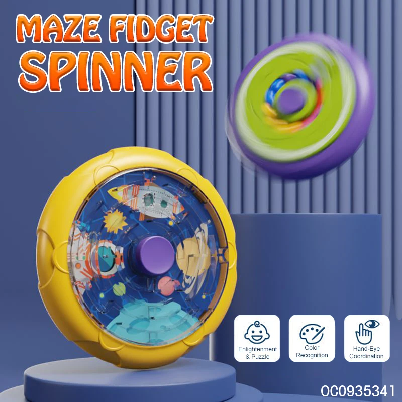 Rotate Maze Stress Relieve Games Gyroscope Spinner Cheap Fidget Toys ...