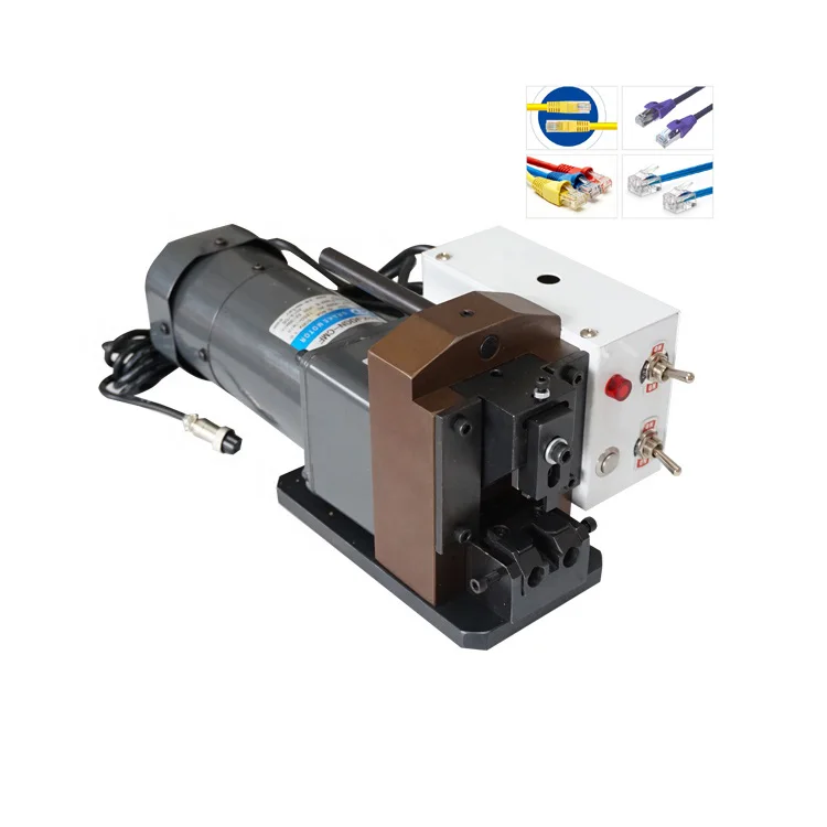 RJ45 PC head crimping machine network wire cable crimping machine ...