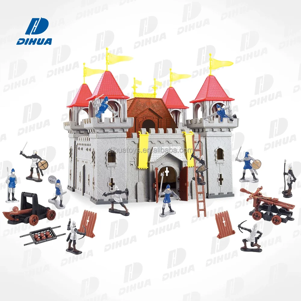 Educational DIY Puzzle Block Play Set - Mini Medieval Castle