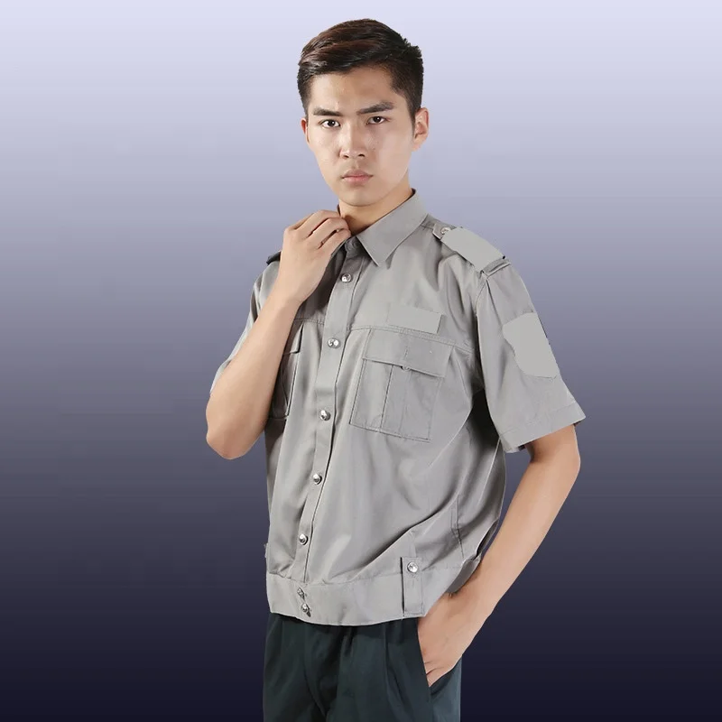 Private Security Guard Uniform Tactical Grey Security Uniform - Buy ...
