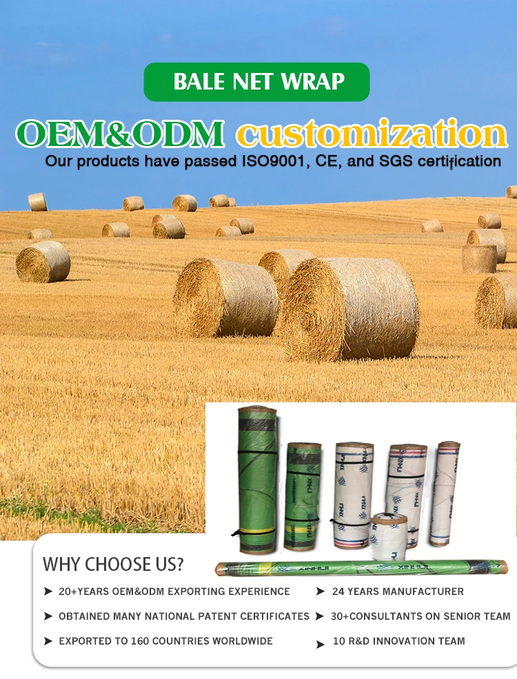 New HDPE Agriculture Performance BALE NET WRAP Baling Crops All Brands ...
