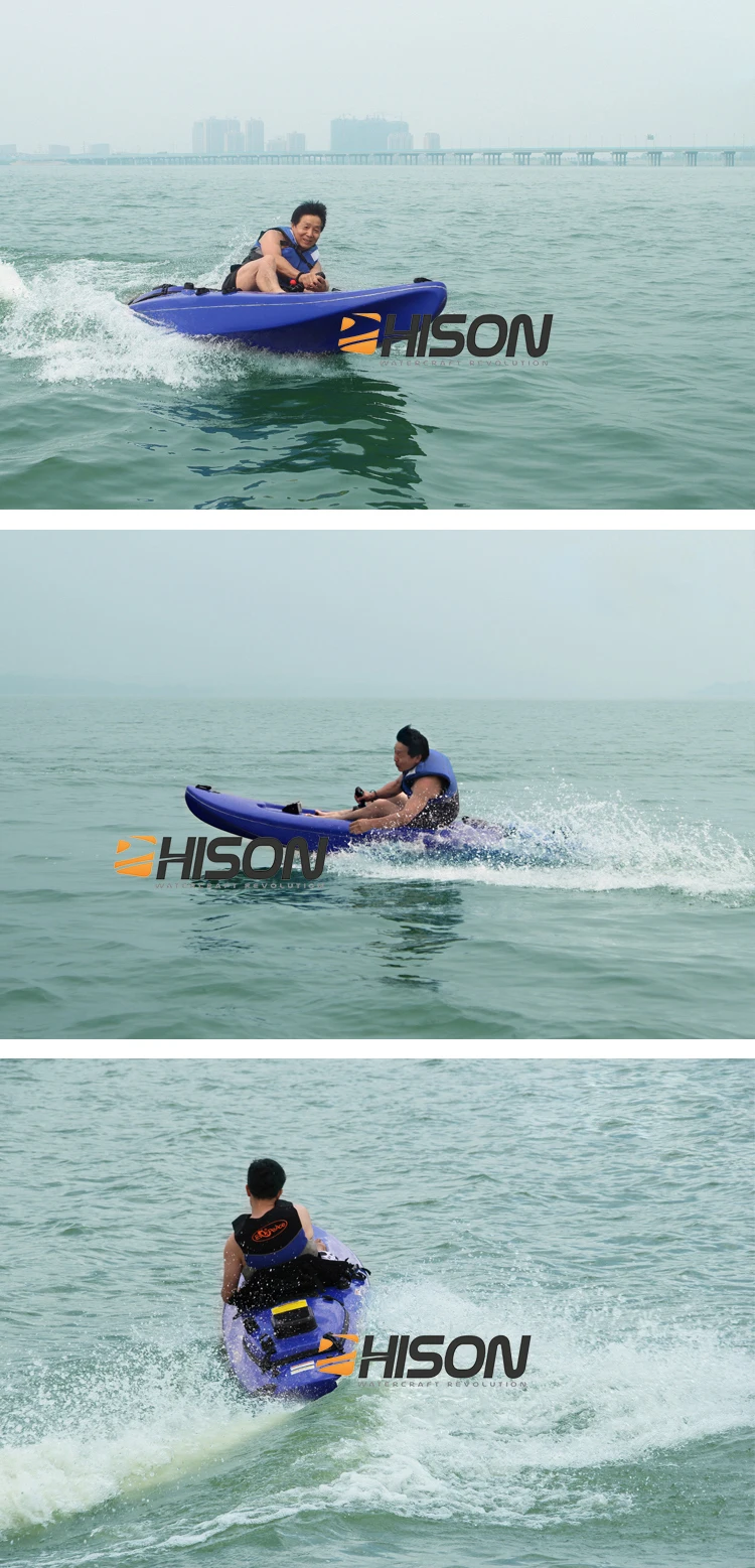 Hison 125cc Gasoline Jet Fishing Kayak with Pedal Drive Customizable 1 ...