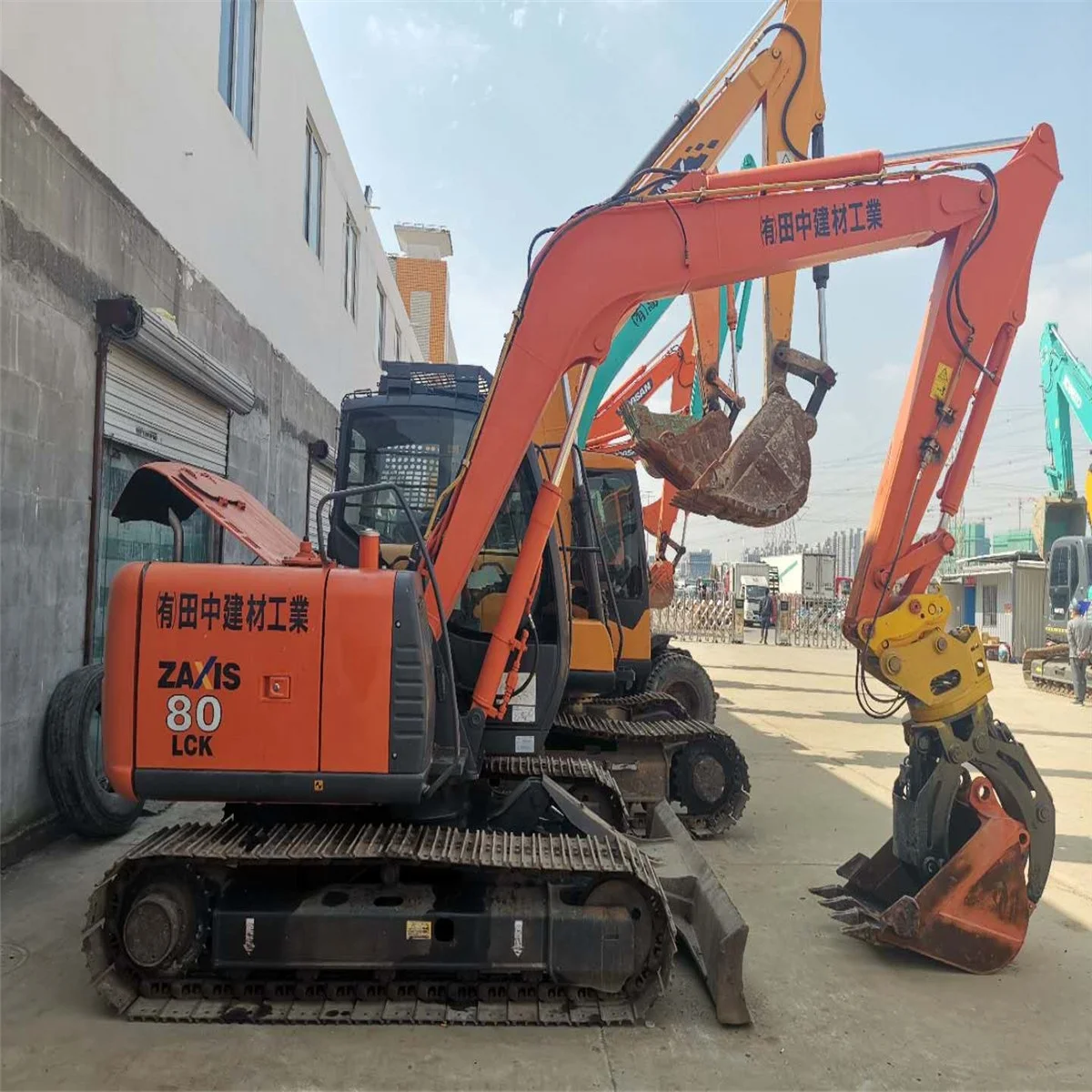 Japan made mini used hitachi zx80 excavator price 8 ton zaxis 80 ...