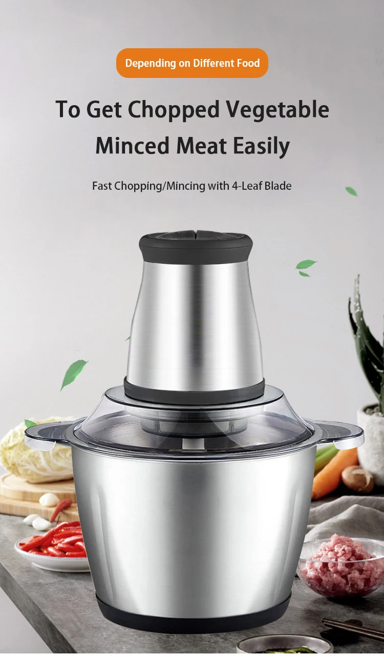Efficient Kitchen Solutions - Stainless Steel Electric Yam Pounder