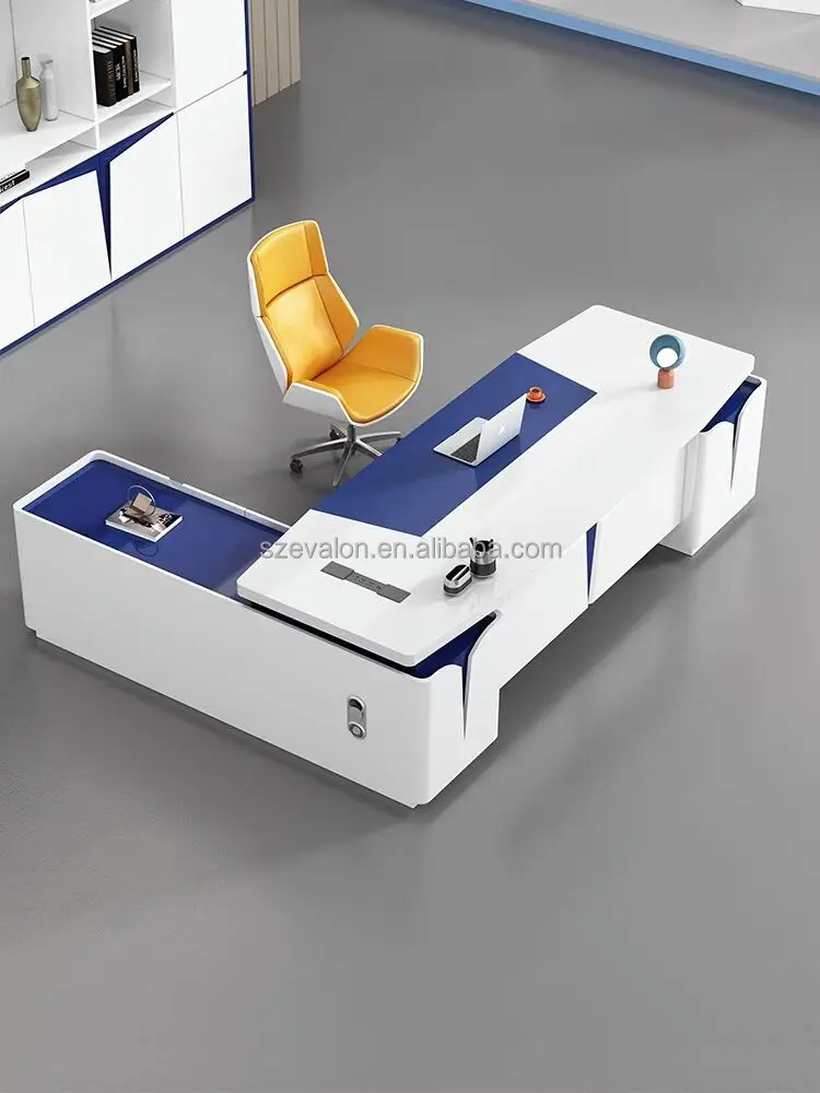 Modern Executive Office Desk - CEO Table for Commercial