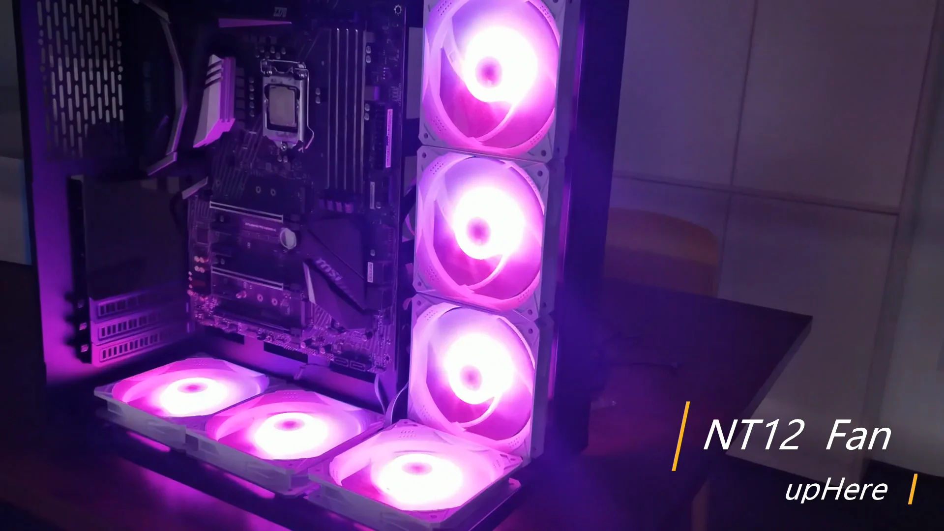 Gaming Pc Case Cpu Cooler Fan 120mm 12v Dc Fans Quiet Computer Case ...