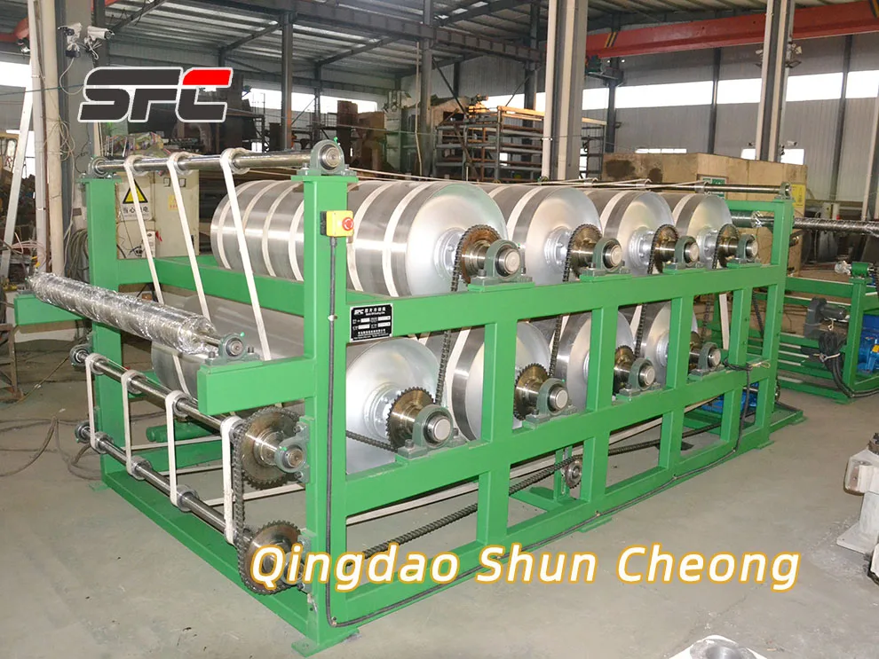 8 Roller through Water Cooling Batch off Cooler Rubber Sheet