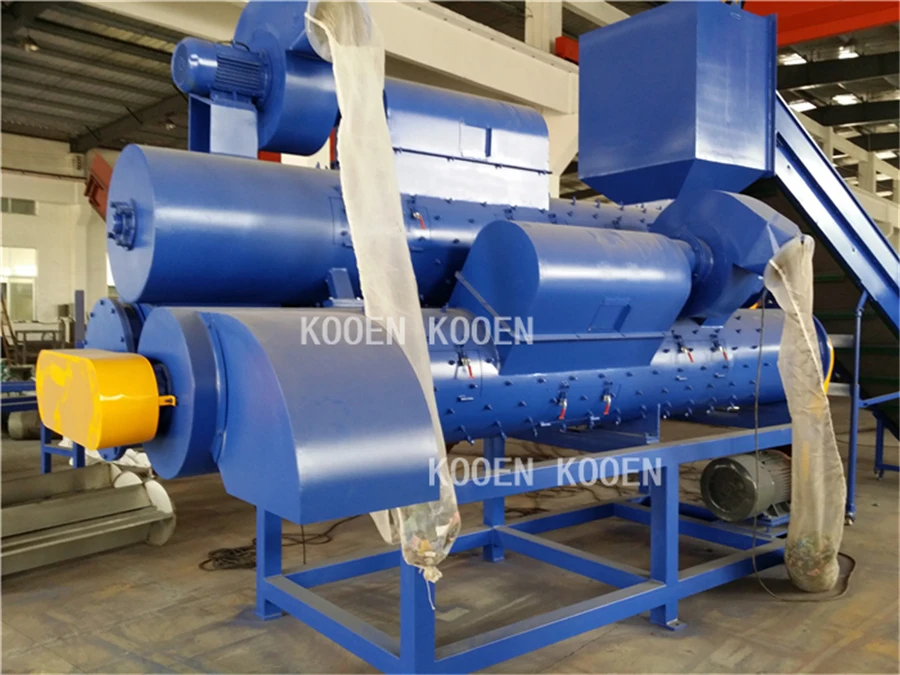 Efficient PET Bottle Recycling with Label Remover Machine