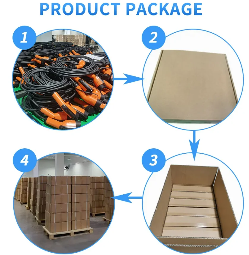 Mobile Ev Charger Metal Enclosure 7kw 11kw 22kw Portable Home Charger ...