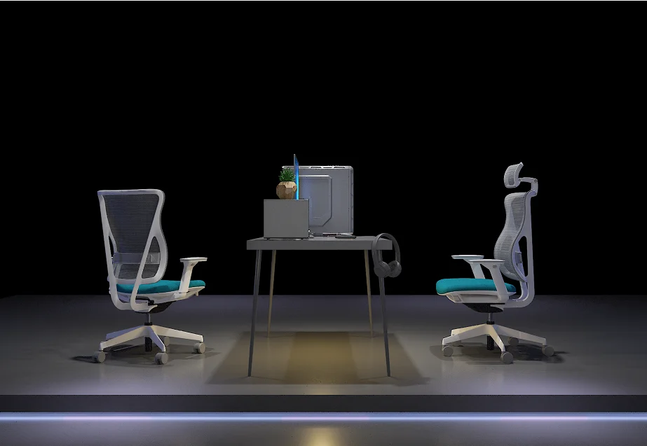 Height Adjustable 4D Armrest Donati High Back Office Mesh Chair