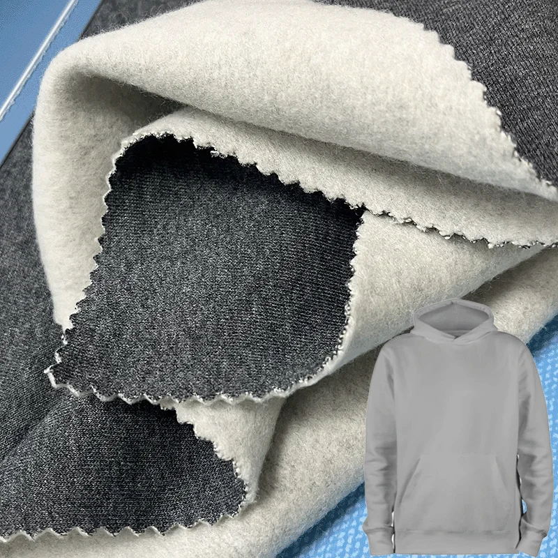 Premium Cvc Terry Fabric 330gsm 55% Cotton 45% Polyester Brushed French ...