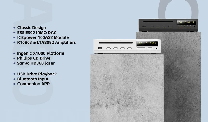 SHANLING CA80 CD Player - Hi-Res Audio with MQA Support