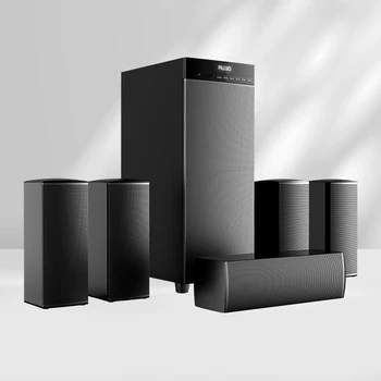 5.1 Wireless Home Theater System With Aux/ Usb/sd/ Fm /remote Surround Sound Led Display (150 ...