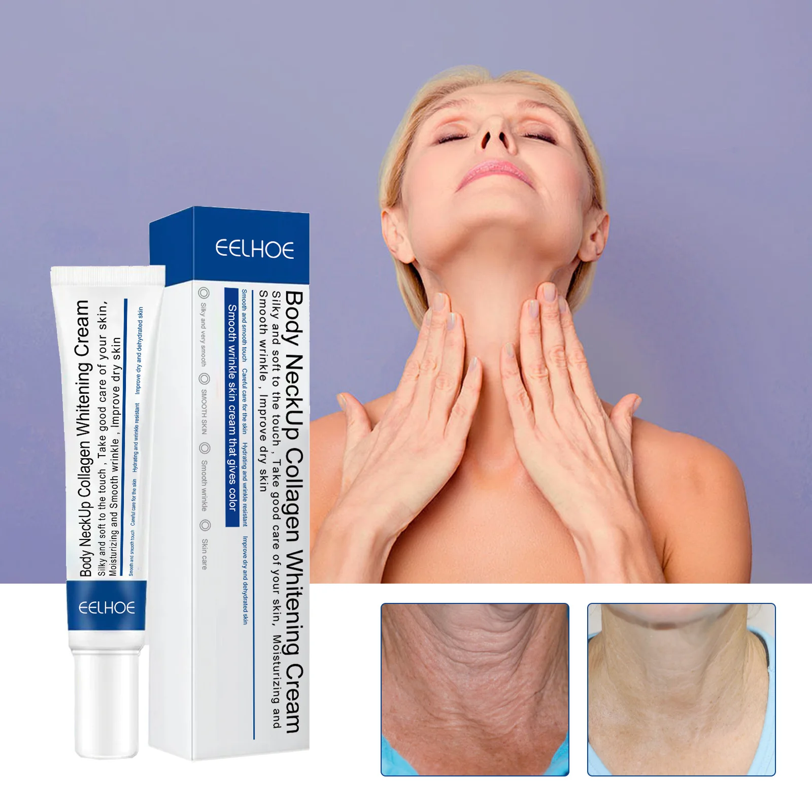 OEM Neck Collagen Whitening Cream 20g Swan Neck Lifting and Firming Moisturizer Fades Neck Lines ...