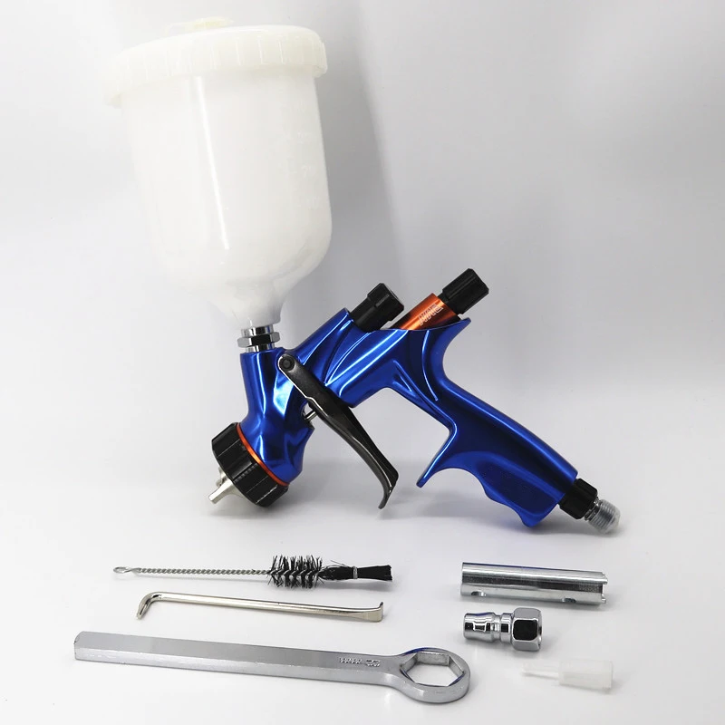 High Pressure 600cc 1.3mm Nozzle Gravity Feed Airbrush Pneumatic Tool ...