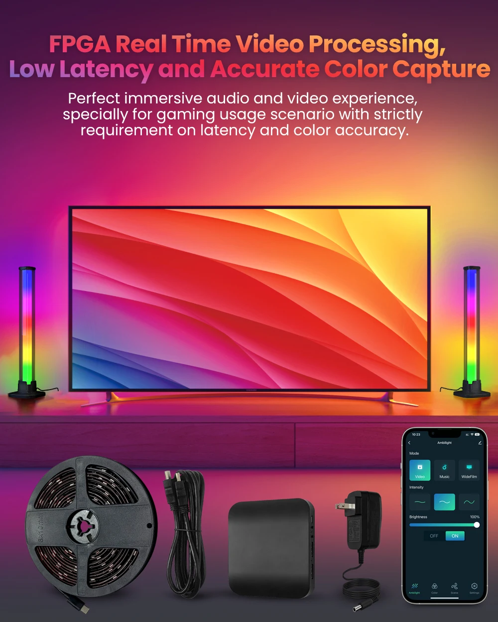 KLASS Smart Light - 20 Light RGB LED PC Contemporary 3D 80LM/W DC 12V ...