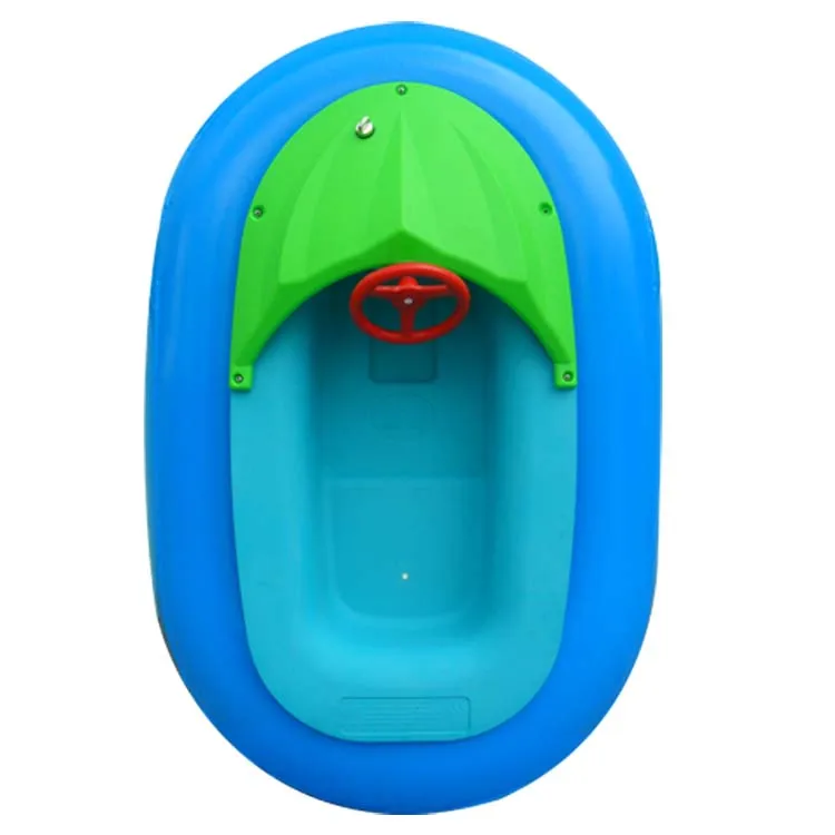 Electric Boat Bumper Motorized Inflatable Kids Water Bumper Boat ...