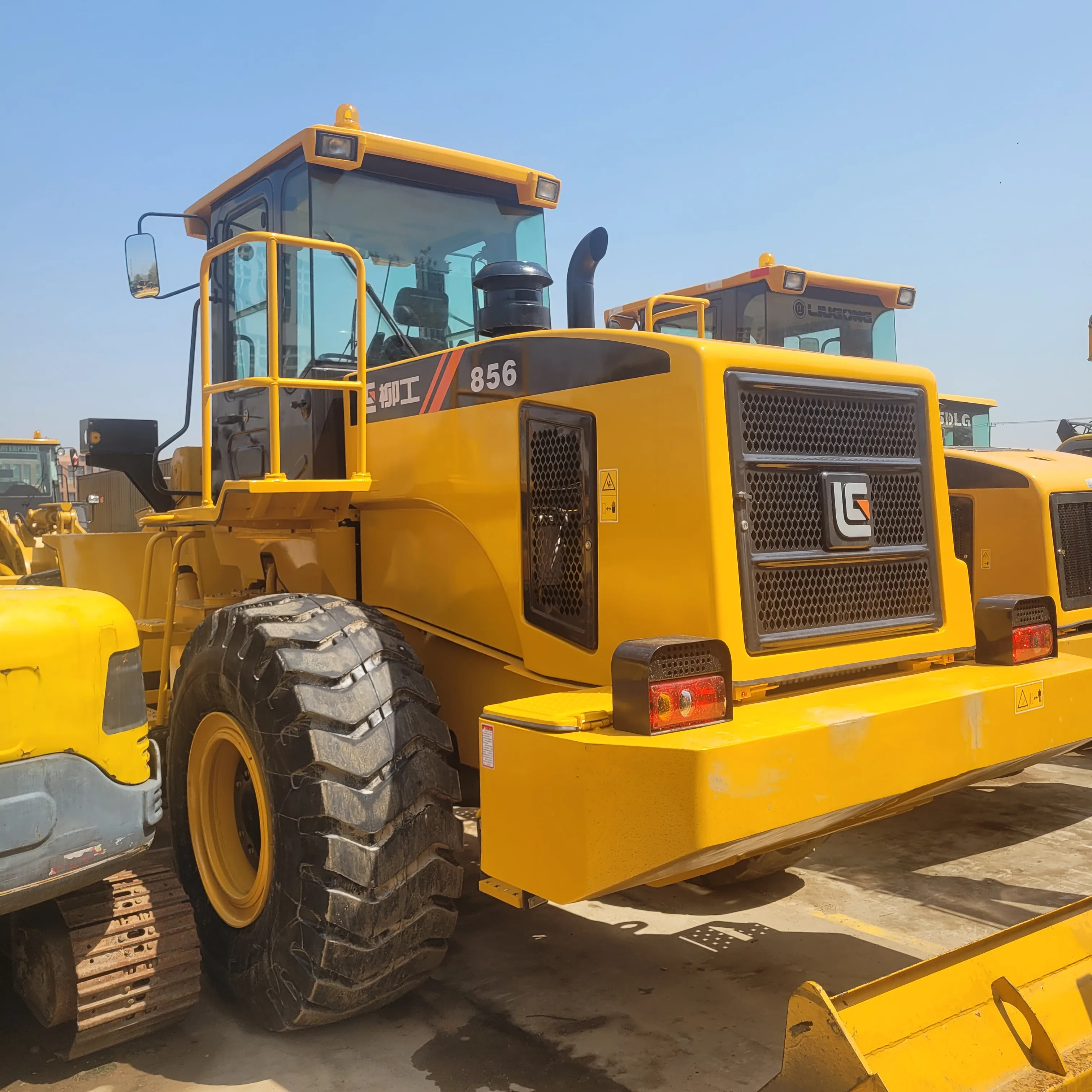 Used Wheel Front Loaders 5t Liugong 856h Made In China High Power Dump ...