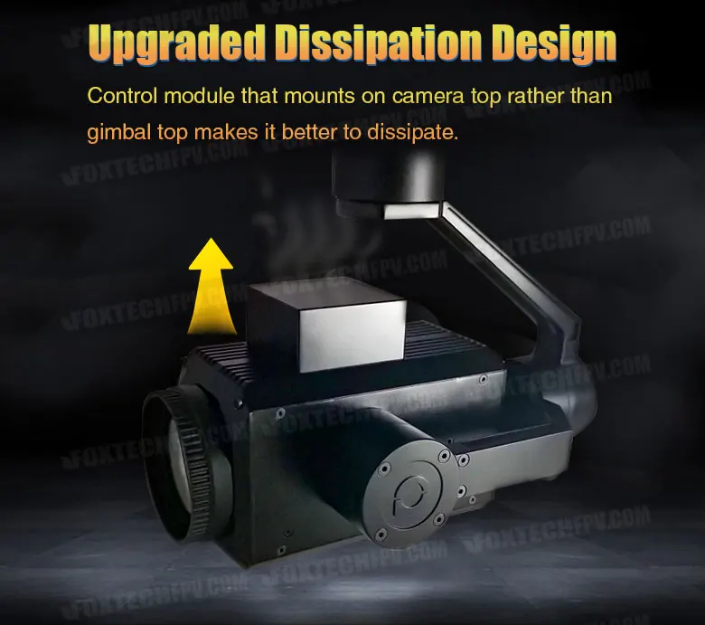 Foxtech FH336 V2 - 36x Optical Zoom Starlight Camera for Drone Mapping