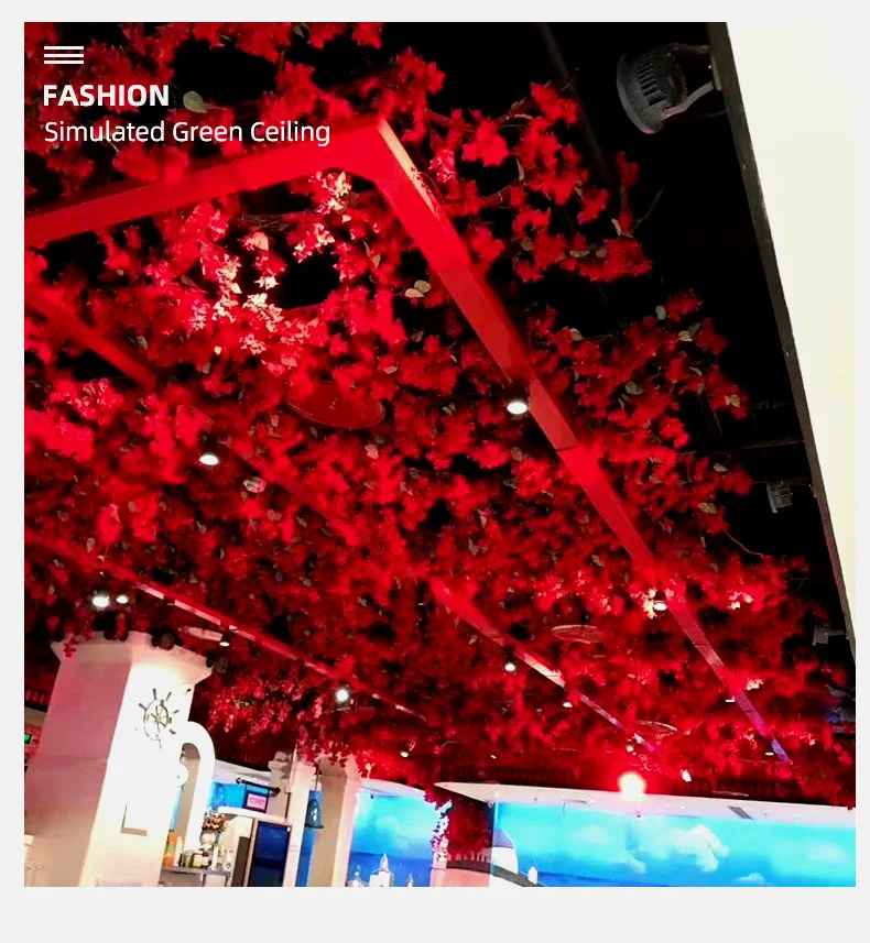 Elegant Artificial Flowers for Decorative Ceilings