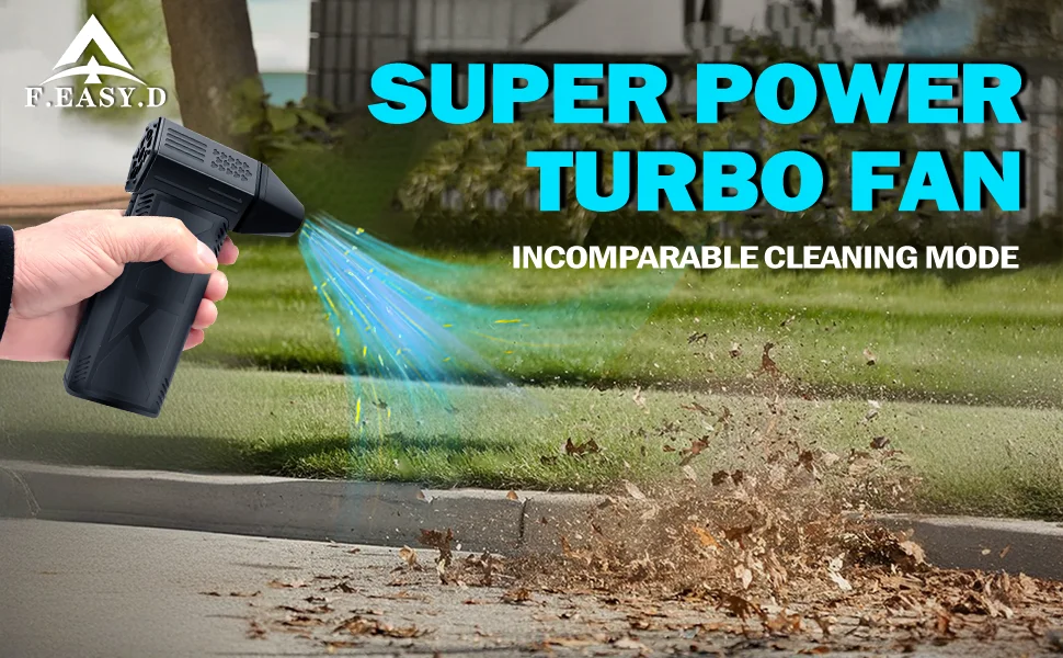 130000rpm Mini Compressed Air Duster - Portable & Efficient