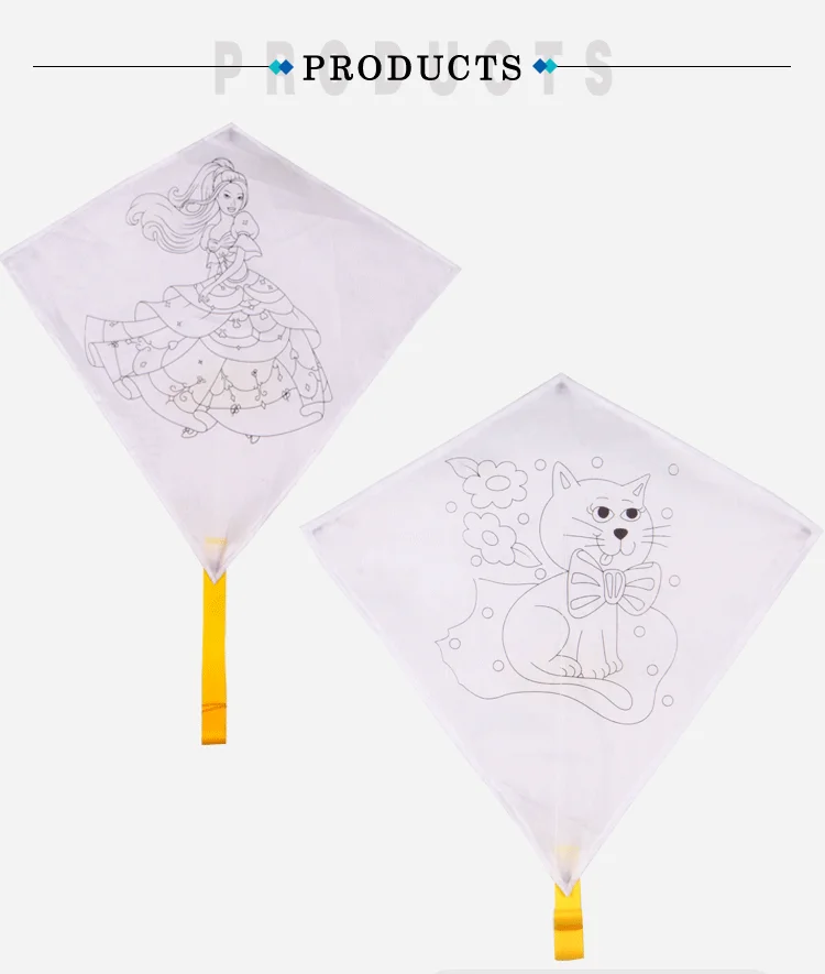Good Reputation Coloring Kite Diamond Kites Diy Kite - Buy Coloring ...