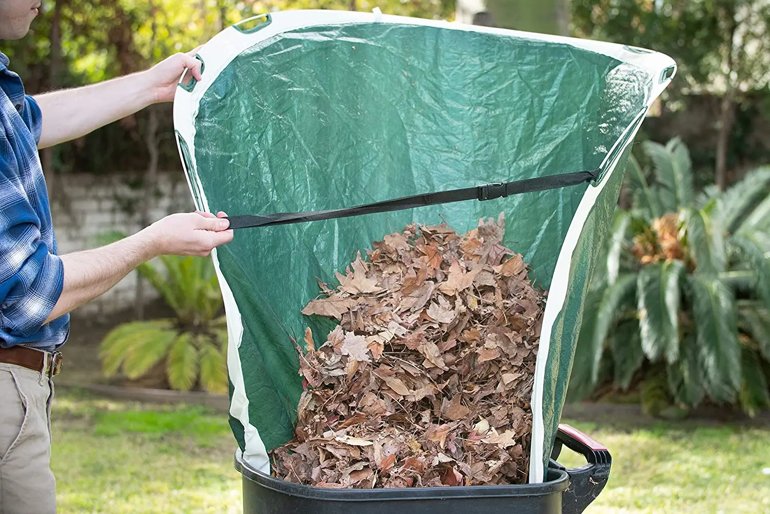 TAK Heavy Duty PP PE Garden Weed Leaf Waste Bag Garden Waste Bags Heavy ...