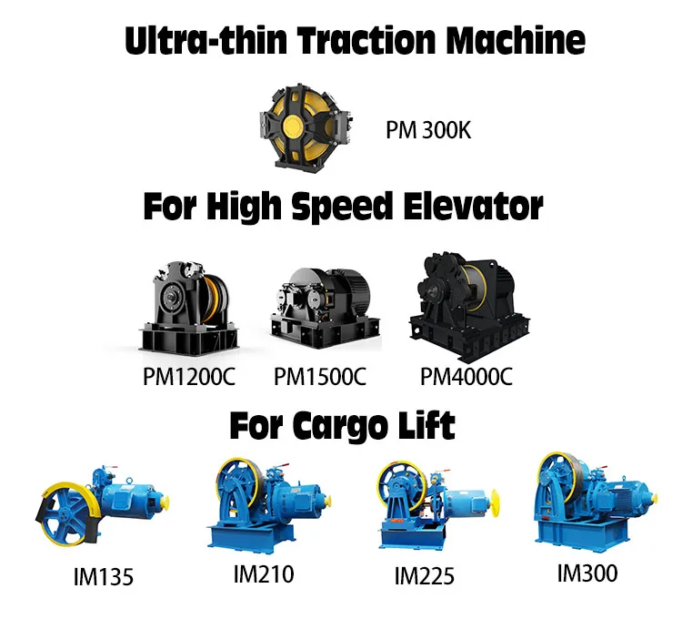 Italian High Speed Operation Lift Elevator Parts Pm4000c Traction Motor ...