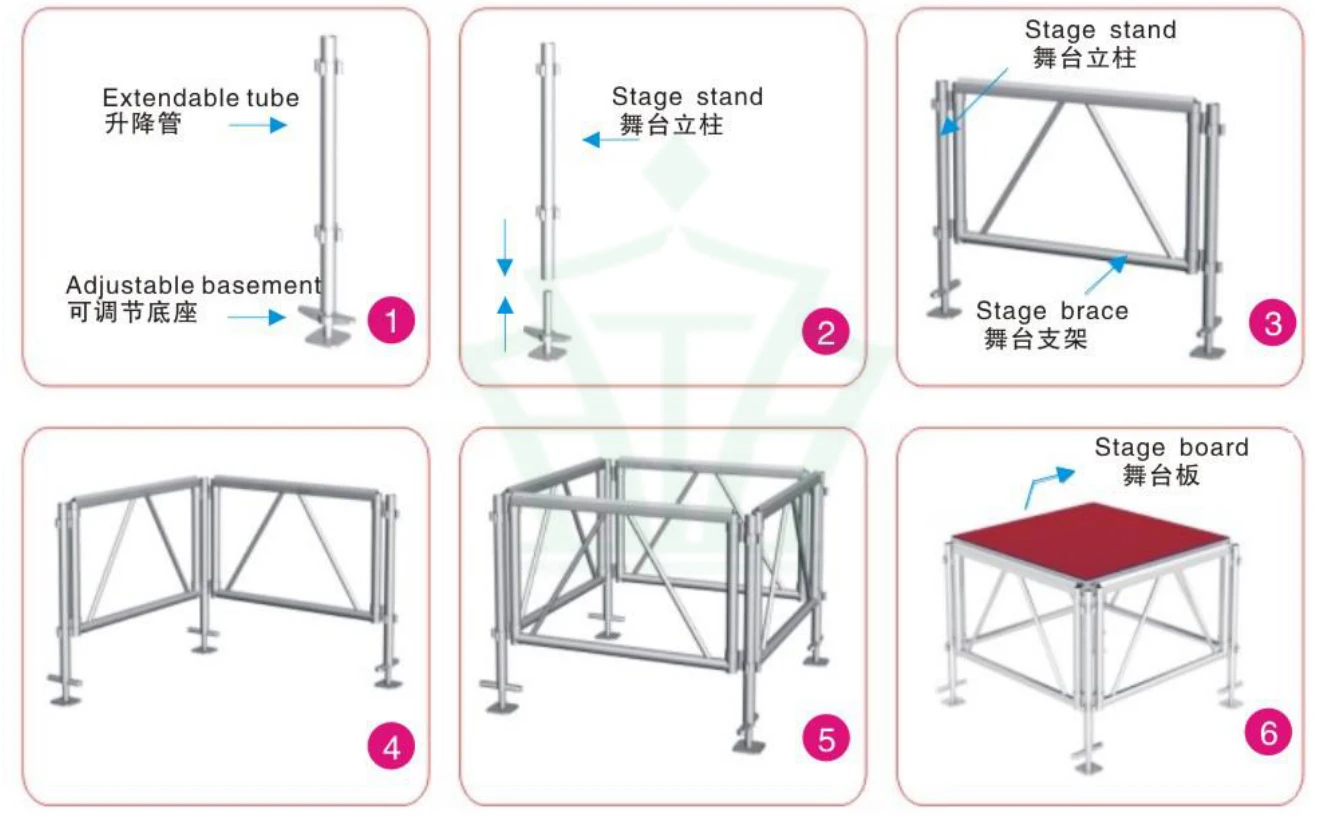 Aluminum Display Fashion Show Truss Structure Runway Stage for Sale ...
