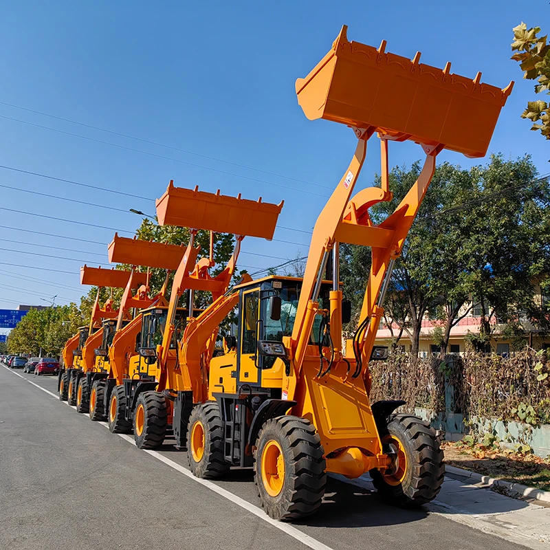 New Small Wheel Front Loader Excavator Machine Digger Wheel Loader New ...